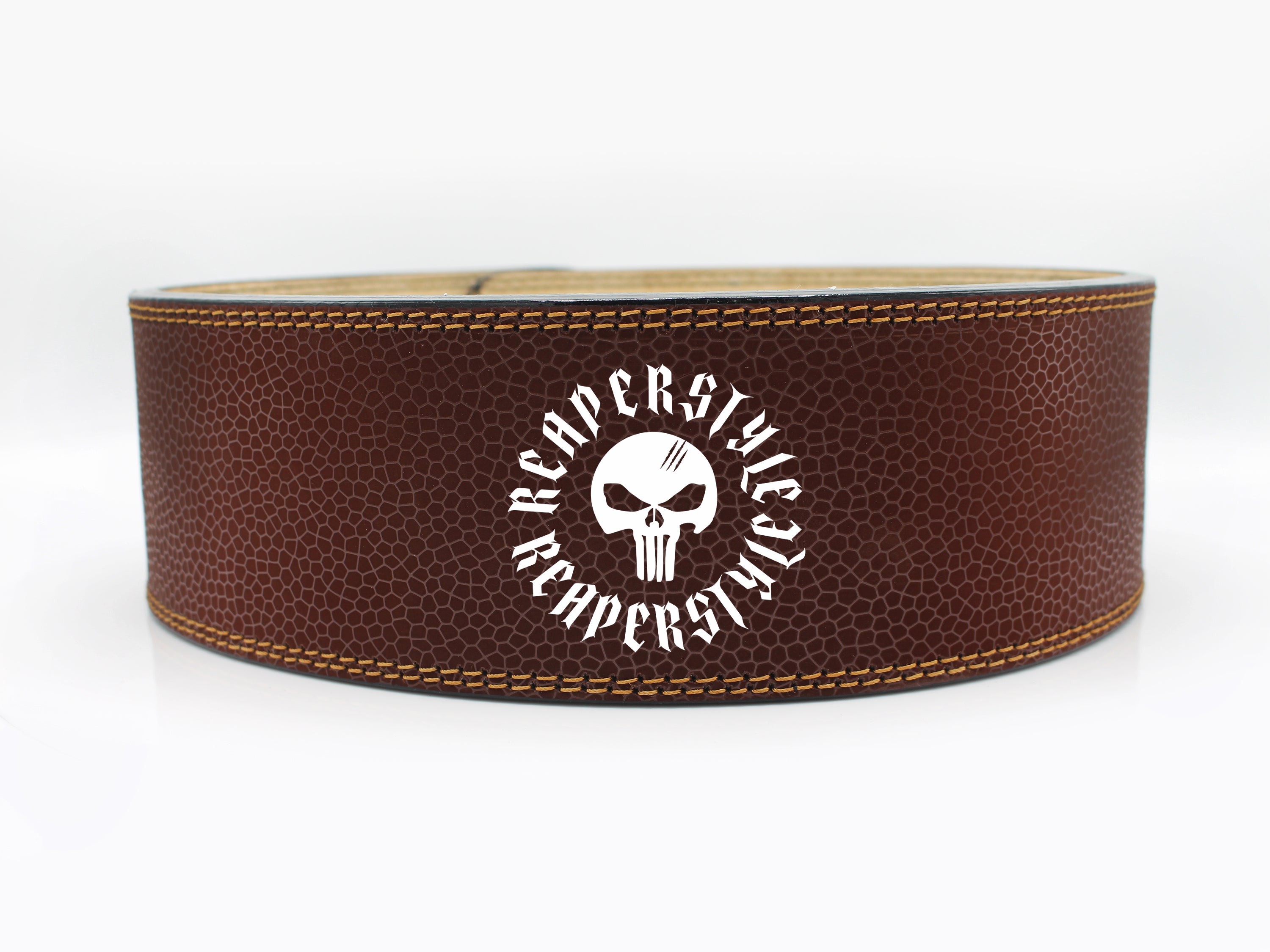 13MM LEVER BELT BUNDLE - BROWN CRACKS BELT AND BLACK BUCKLE